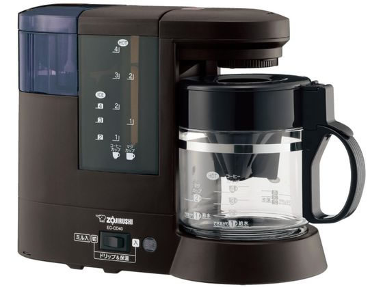 コーヒーメーカー ダークブラウン 象印 EC-CD40-TD