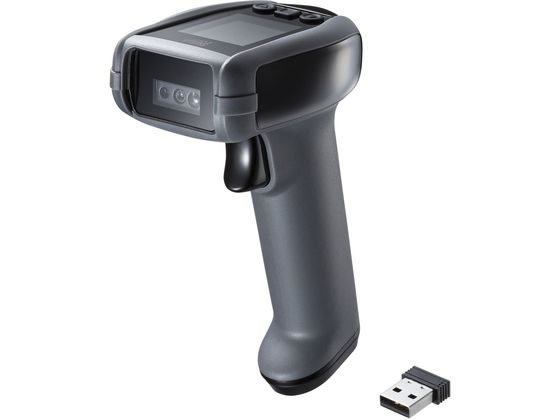 2次元ワイヤレスバーコードリーダー サンワサプライ BCR-BT2D13BK