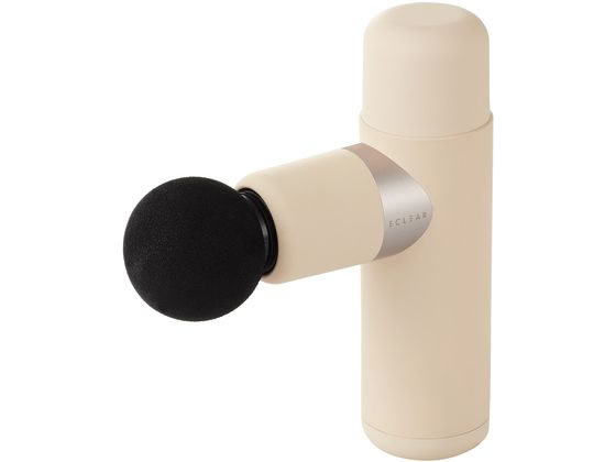 筋膜リリースガン 3段階振動 軽量 ベージュ エレコム HCR-GN01XBE