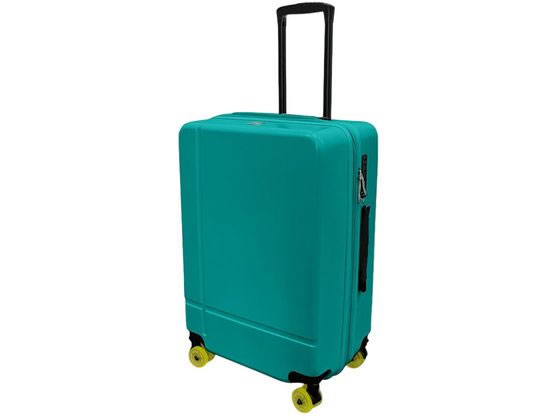 カラーフット拡張キャリーケース ブルー Mサイズ