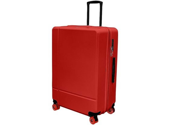 カラーフット拡張キャリーケース レッド Lサイズ