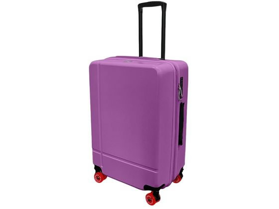 カラーフット拡張キャリーケース ピンク Mサイズ