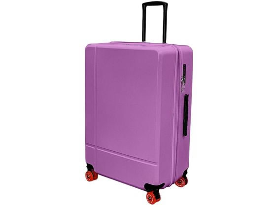 カラーフット拡張キャリーケース ピンク Lサイズ