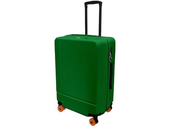 カラーフット拡張キャリーケース グリーン Mサイズ