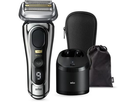 4枚刃シェーバー シリーズ9 メタリックシルバー 洗浄機付 ブラウン 9556CC-V