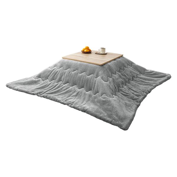 こたつ＋うす掛け布団　２点セット　KOT-7350-60メレンゲ ナチュラル/グレー【KOT-7350-60NA+メレンゲKF1717-GY】