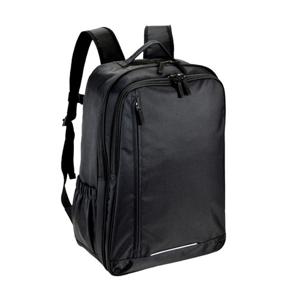 学販 420D ユニセックス 角型デイパック 42555-1H ブラック ブラック