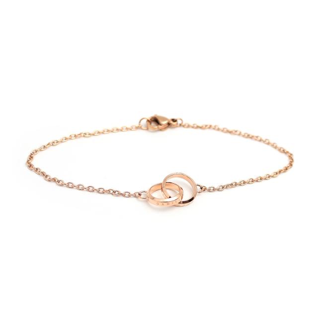 ダニエルウェリントン DANIEL WELLINGTON ブレスレット DW00400162 レディース エランユニティ ELAN UNITY BRACELET ローズゴールドの通販はau ...