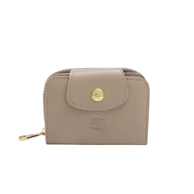 イルビゾンテ IL BISONTE SMALL WALLET ACERO キーケース SSW013-PV0005-GY103B メンズ レディース 本革 レザー グレージュ