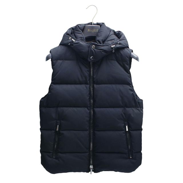 ムーレー MOORER FIRE-WK ダウンベスト MOUGI200307-FIRE-BLU-46 メンズ ブルー ダウンジャケット
