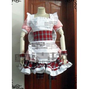 DK587　◆ VOCALOID （ボーカロイド）　鏡音リン　メイドの星からS・O・S　風 ★コスプレ衣装　新品　完全オーダメイドも対応可能