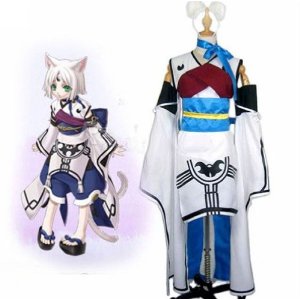 DK687　◆ 『緋色の欠片』（ひいろのかけら）　沙那（さな）　風　コスプレ衣装　新品　完全オーダメイドも対応可能