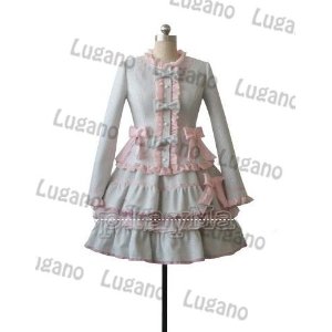 DK867　◆ 萌えゴシック　ロリータ風　Sweet Gothic Lolita風 23　コスプレ衣装　 新品　完全オーダメイドも対応可