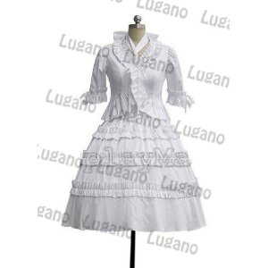 DK863　◆ 萌えゴシック　ロリータ風　Sweet Gothic Lolita風 02 　コスプレ衣装　 新品　完全オーダメイドも対応可