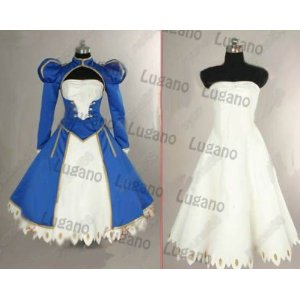DK757　◆ Fate/stay night フェイト/ステイナイト　★ saber セイバー　風　コスプレ衣装　新品　完全オーダメイドも対応可能
