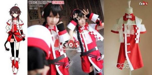 VOCALOID+CHINA　楽正綾 風 コスチューム　コスプレ衣装　　完全オーダーメイドも対応可能