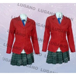 DK1094  ★となりの怪物くん★水谷 雫（みずたに しずく） 風   コスプレ衣装　　完全オーダメイドも対応可能