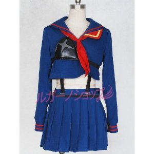 DK2497 キルラキル KILL la KILL　 纏 流子　まとい りゅうこ 風 コスプレ衣装 完全オーダメイドも対応可能