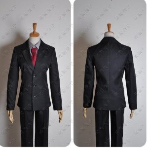 DK2536 妖狐×僕SS★御狐神双熾風 上下スーツ＋ウイッグ＋グローブ コスプレ衣装 完全オーダーメイドも対応可能