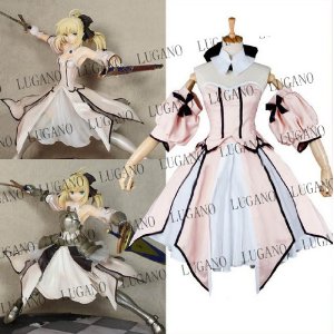 DK1422 Fate/unlimited codesセイバー・リリィ saber風  コスプレ衣装　完全オーダメイドも対応可能
