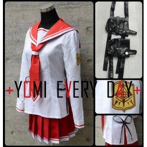 DK2056★緋弾のアリア 東京武偵高校女子制服　神崎・H・アリア コスチューム　コスプレ衣装　完全オーダメイドも対応可能