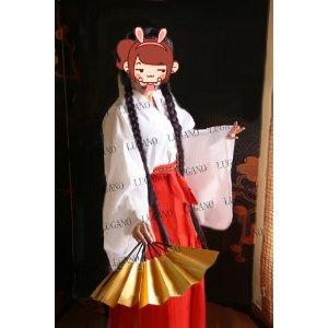 DK1834 RDG レッドデータガール★鈴原 泉水子 巫女服　コスチューム、コスプレ コスプレ衣装　完全オーダメイドも対応可能