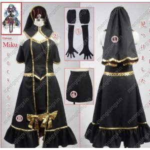 DK1991 LUGANO----Vocaloid 初音ミク風　コスチューム、コスプレ　　コスプレ衣装　完全オーダメイドも対応可能