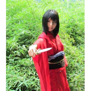 DK2180 空の境界 両儀式 着物　　コスチューム、コスプレ　　コスプレ衣装　完全オーダーメイドも対応可能 DK2180 空の境界 両儀式 着物 コスチューム、コスプレ コスプレ衣装