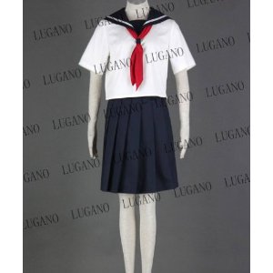 DK1506  とある科学の超電磁砲　佐天涙子風 　セーラー服   コスプレ衣装　  完全オーダメイドも対応可能