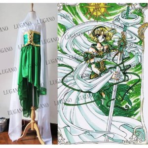 DK1593  魔法騎士レイアース 鳳凰寺風　コスチューム、コスプレ　　コスプレ衣装　　完全オーダメイドも対応可能