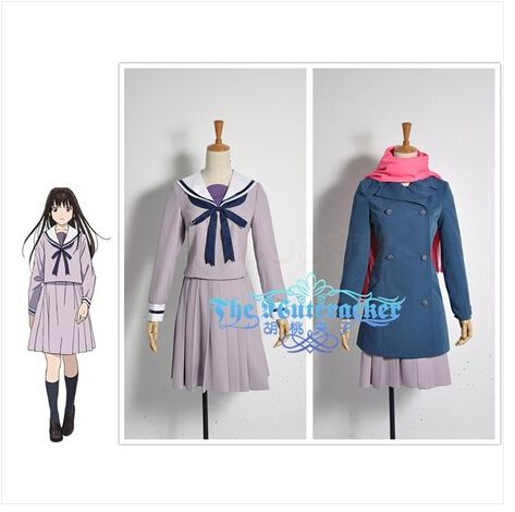ノラガミ 野良神 壹岐日和　いき　ひより セーラー服 スプレ衣装 高品質 新品 Cosplay アニメ