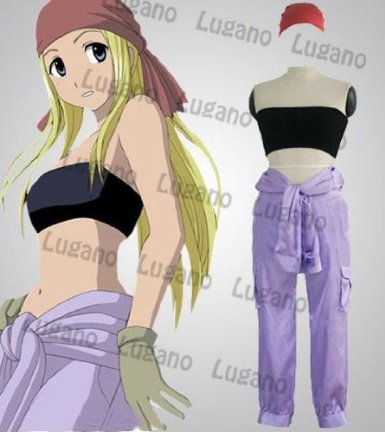 鋼の錬金術師 　ウィンリィ 風 コスプレ衣装 完全オーダーメイドも対応可能