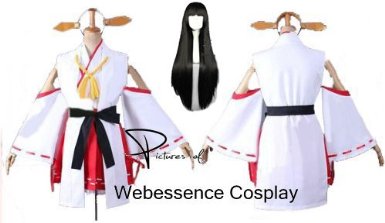 艦隊これくしょん＜艦これ＞　榛名　風 ウィッグ付きセット コスプレ衣装 完全オーダーメイドも対応可能