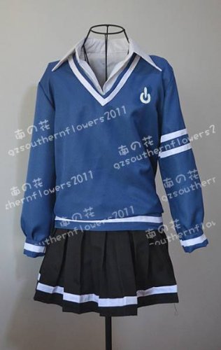 VOCALOID　　初音ミク モノクロ∞ブルースカイ　風 コスプレ衣装 完全オーダーメイドも対応可能