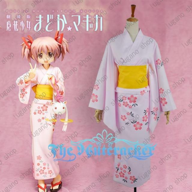 魔法少女まどか☆マギカOVA  鹿目まどか（かなめ まどか） 風 コスプレ衣装 完全オーダーメイドも対応可能