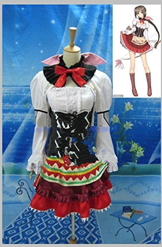 シャイニング・ハーツ★ネリス・フィリアム 風 衣装+ウイッグ　　コスプレ衣装　完全オーダメイドも対応可能