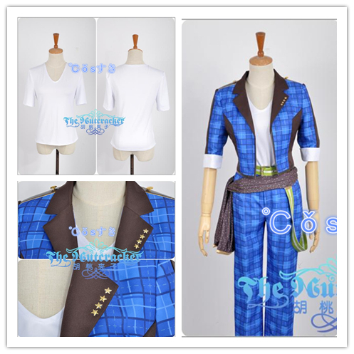 Ensemble Stars! あんさんぶるスターズ! Trickstar 遊木真 コスプレ衣装 COS 高品質 新品 Cosplay アニメ コスチューム