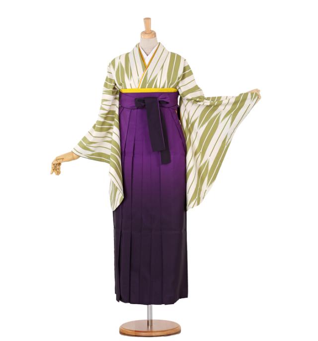 往復送料無料 全部揃って安心 大学 高校 小学生  2泊3日 卒業式袴 レンタル セット 鶯色地 No.055-0049