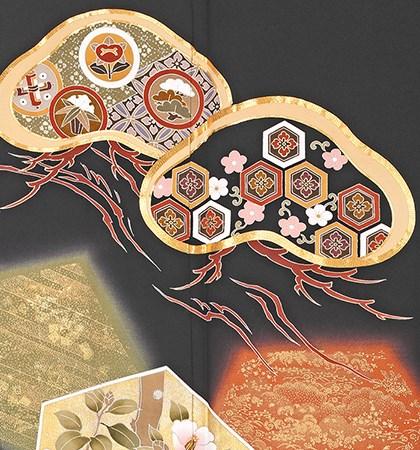 往復送料無料 2泊3日 レンタル 黒留袖 No.031-0463-S