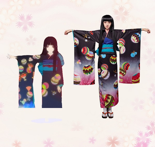 LUGANO　地獄少女 三鼎　閻魔 愛（えんま あい）　風 コスプレ衣装 ハロウィン　仮装