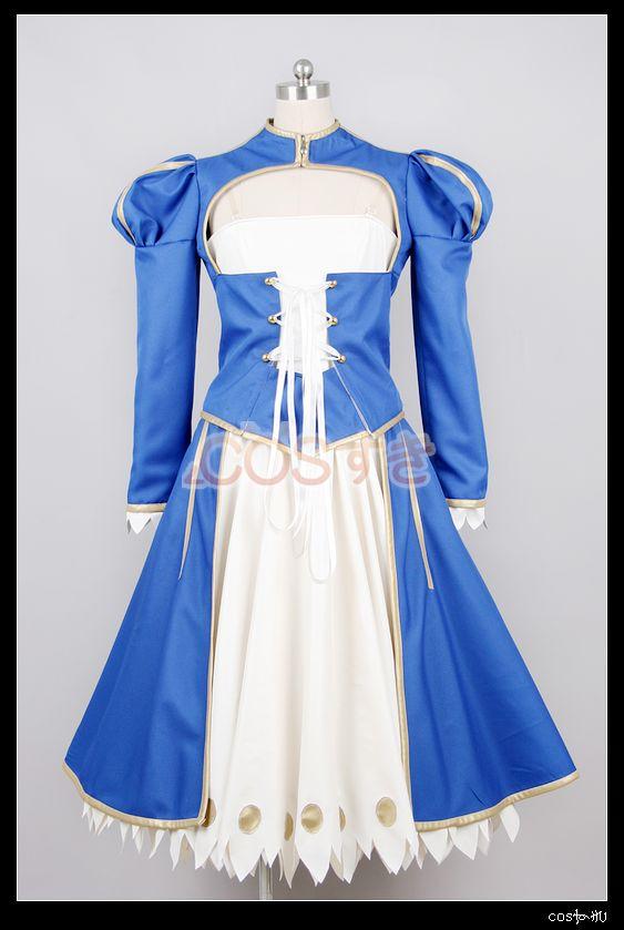 送料無料 Fate/stay night フェイト/ステイナイト Fate/Zero フェイト/ゼロ セイバー アーサー ペンドラゴン王 コスプレ衣装  コスプレ衣