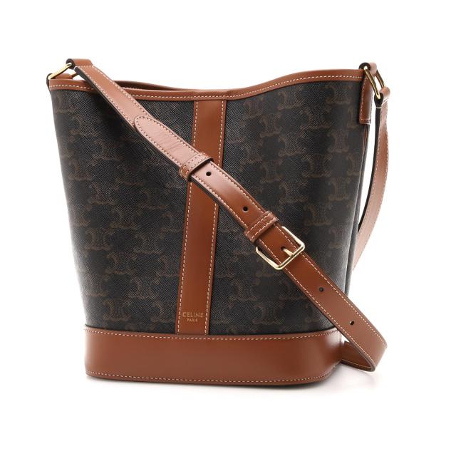 [あす着] セリーヌ CELINE バケットバッグ ショルダーバッグ レディース Small TRIOMPHE CANVAS