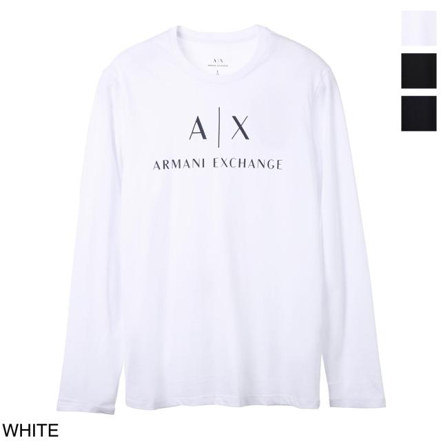 『ネコポス対応(1点まで)』[あす着] アルマーニエクスチェンジ ARMANI EXCHANGE クルーネック 長袖Ｔシャツ メンズ