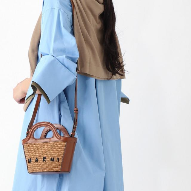 [あす着] マルニ MARNI ショルダーバッグ 2WAY かごバッグ レディース TROPICALIA