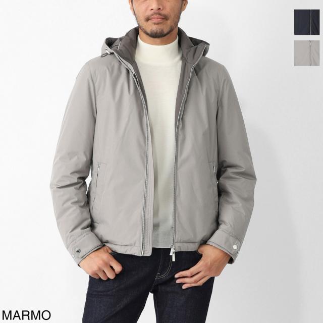 [あす着] ムーレー MOORER ダウンブルゾン フーデッドブルゾン メンズ ACQUA ALBINI-STP