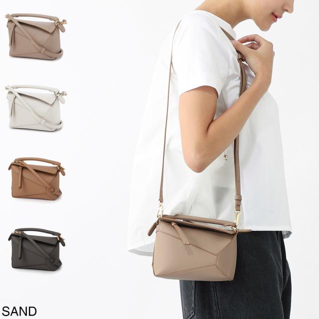 [あす着] ロエベ LOEWE ハンドバッグ 3WAY ショルダーバッグ レディース PUZZLE EDGE MINI