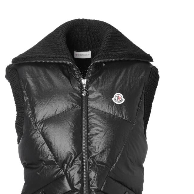 あす着] モンクレール MONCLER ダウン切り替え ベスト ジレ レディース