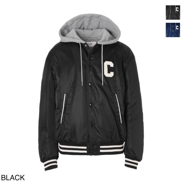 [あす着] セリーヌ CELINE 中綿入りフーデッドブルゾン メンズ OVERSIZED HOODED TEDDY JACKET