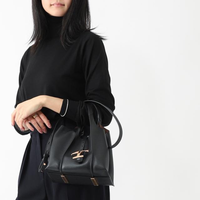 [あす着] トッズ TODS ハンドバッグ 2WAY ショルダーバッグ レディース MINI T TIMELESS Tタイムレス ポーチ付き