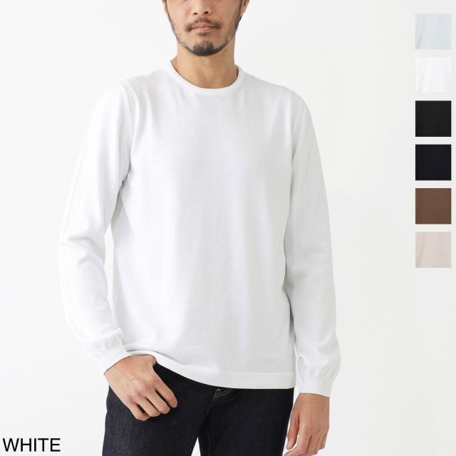 [あす着] グランサッソ Gran Sasso クルーネックニット メンズ PARICOLLO M/L 12G